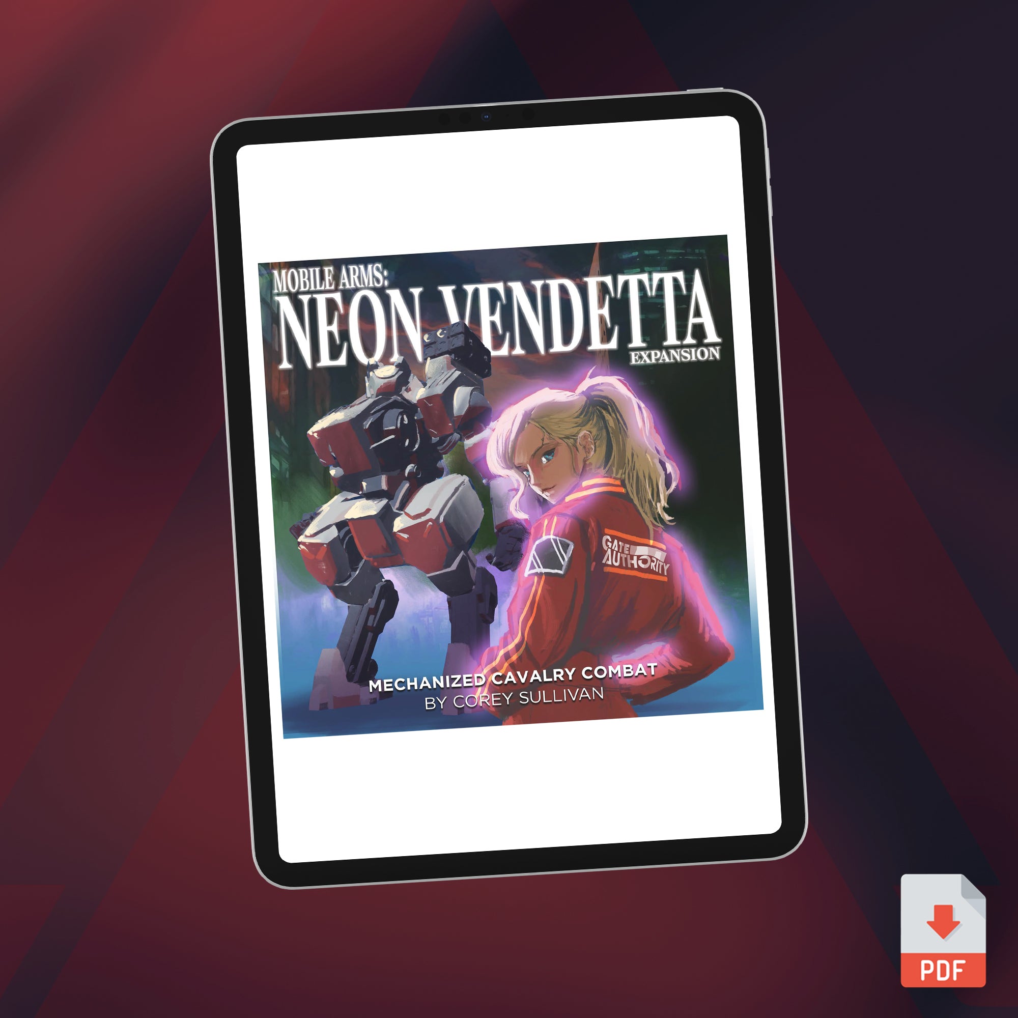 Mobile Arms - Neon Vendetta Expansion Booklet - DIGITAL PDF – Black Site Studios