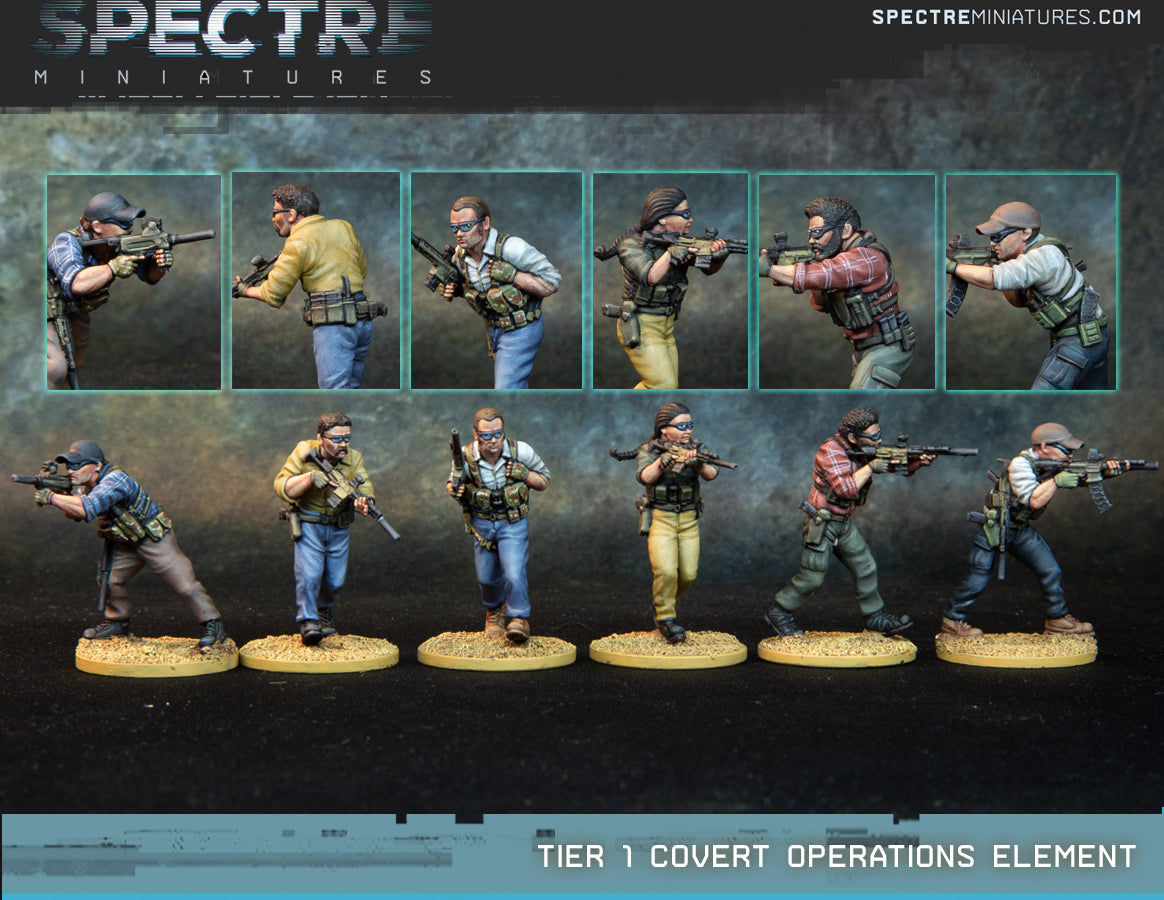 Spectre Miniatures - Tier 1 Covert Operations – Black Site Studios