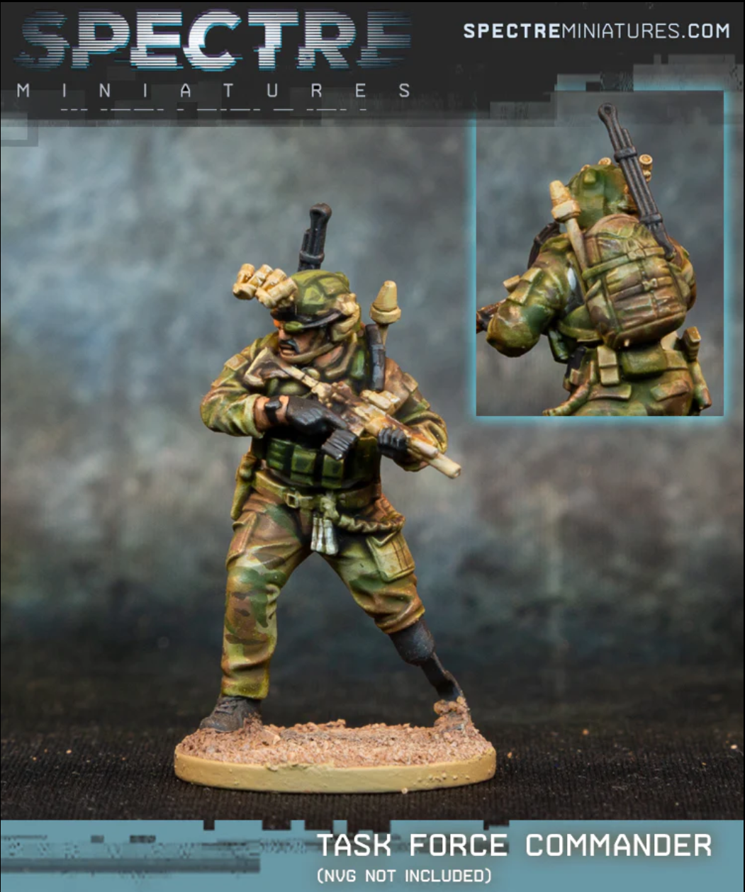 Spectre Miniatures - Task Force Commander – Black Site Studios