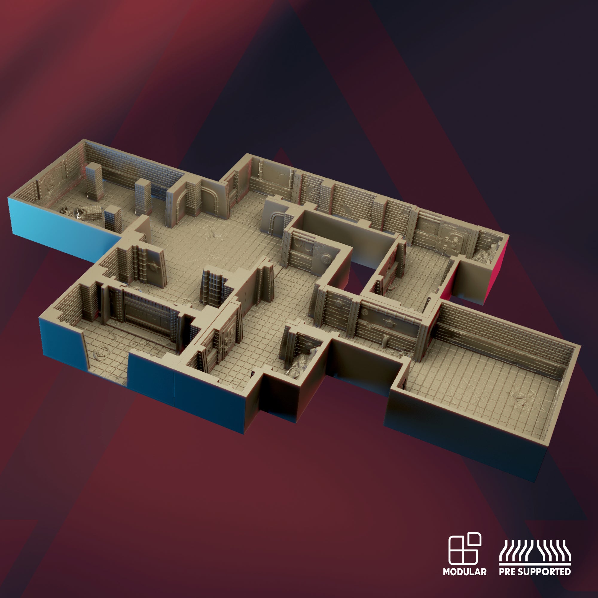 Bunker16 - MODULAR KIT - DIGITAL STL – Black Site Studios