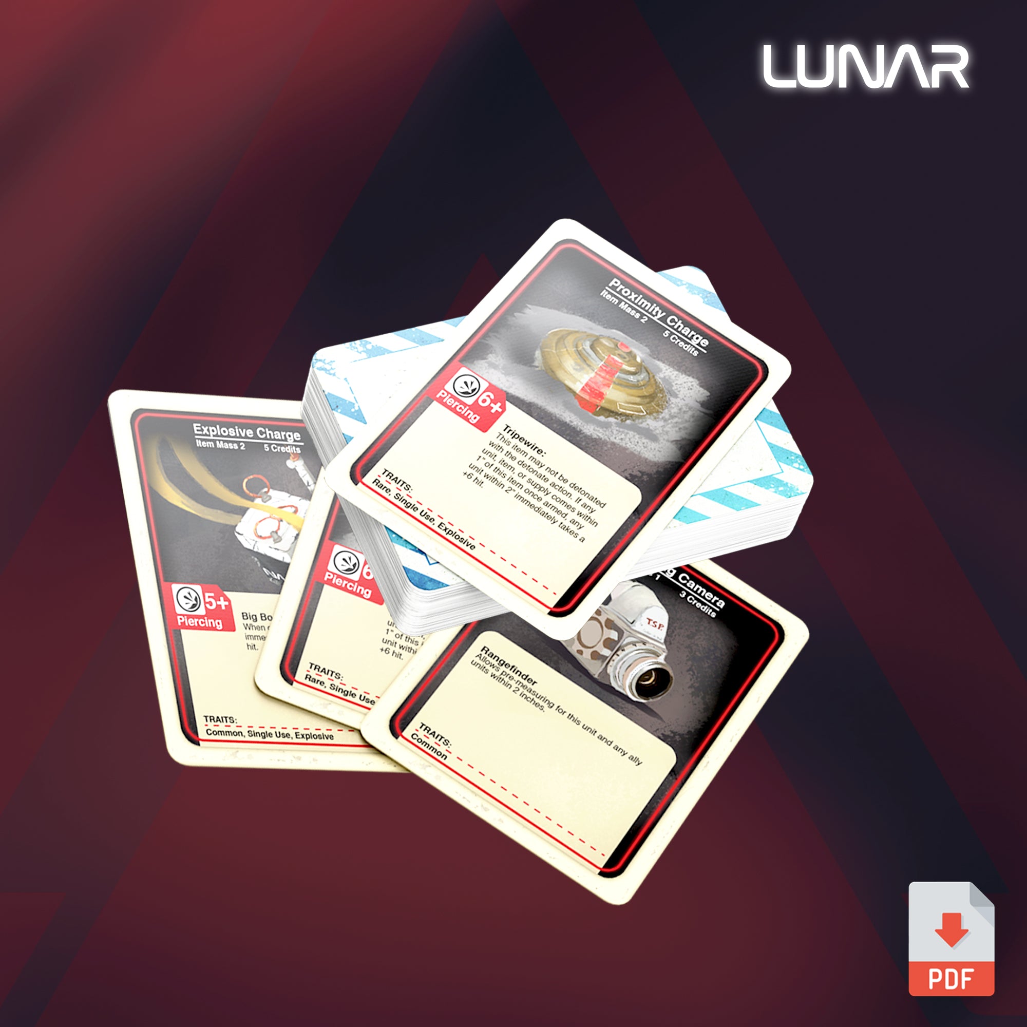 Lunar - Expanded Weapon and Item Deck - DIGITAL PDF – Black Site Studios