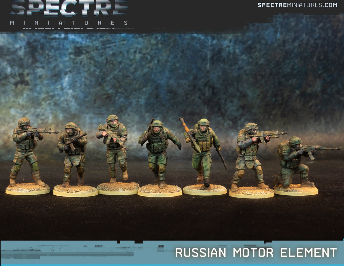 Spectre Miniatures - Russian Motor Rifle Element – Black Site Studios