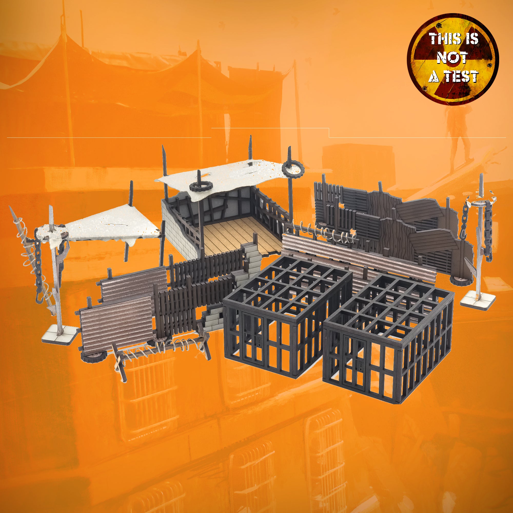 This is Not a Test - Outskirts Raider Camp Prepainted Kit – Black Site ...