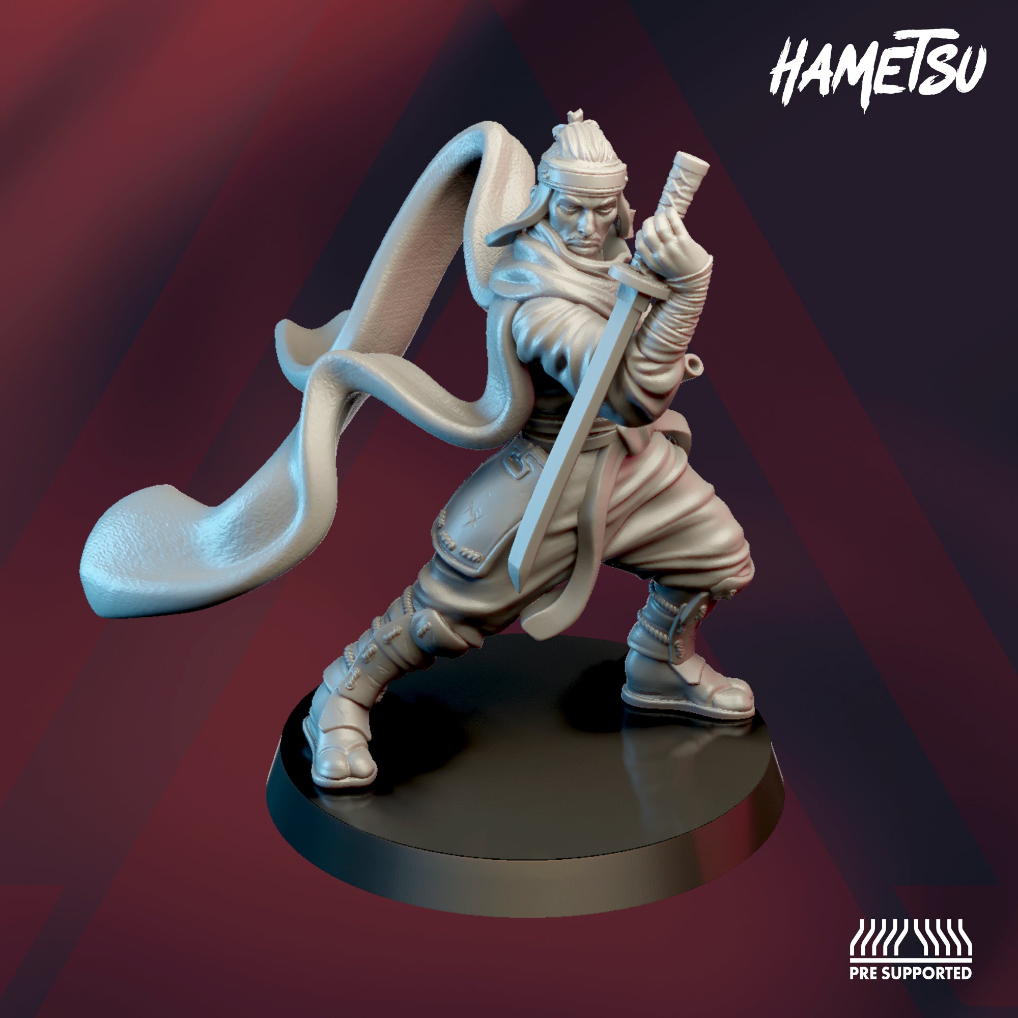 Hametsu - Shinobi Alternate Sculpt - DIGITAL STL – Black Site Studios
