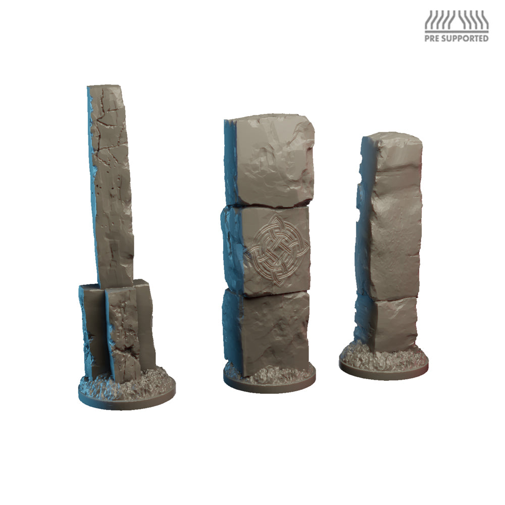 Northwood Standing Stones - Digital STL – Black Site Studios