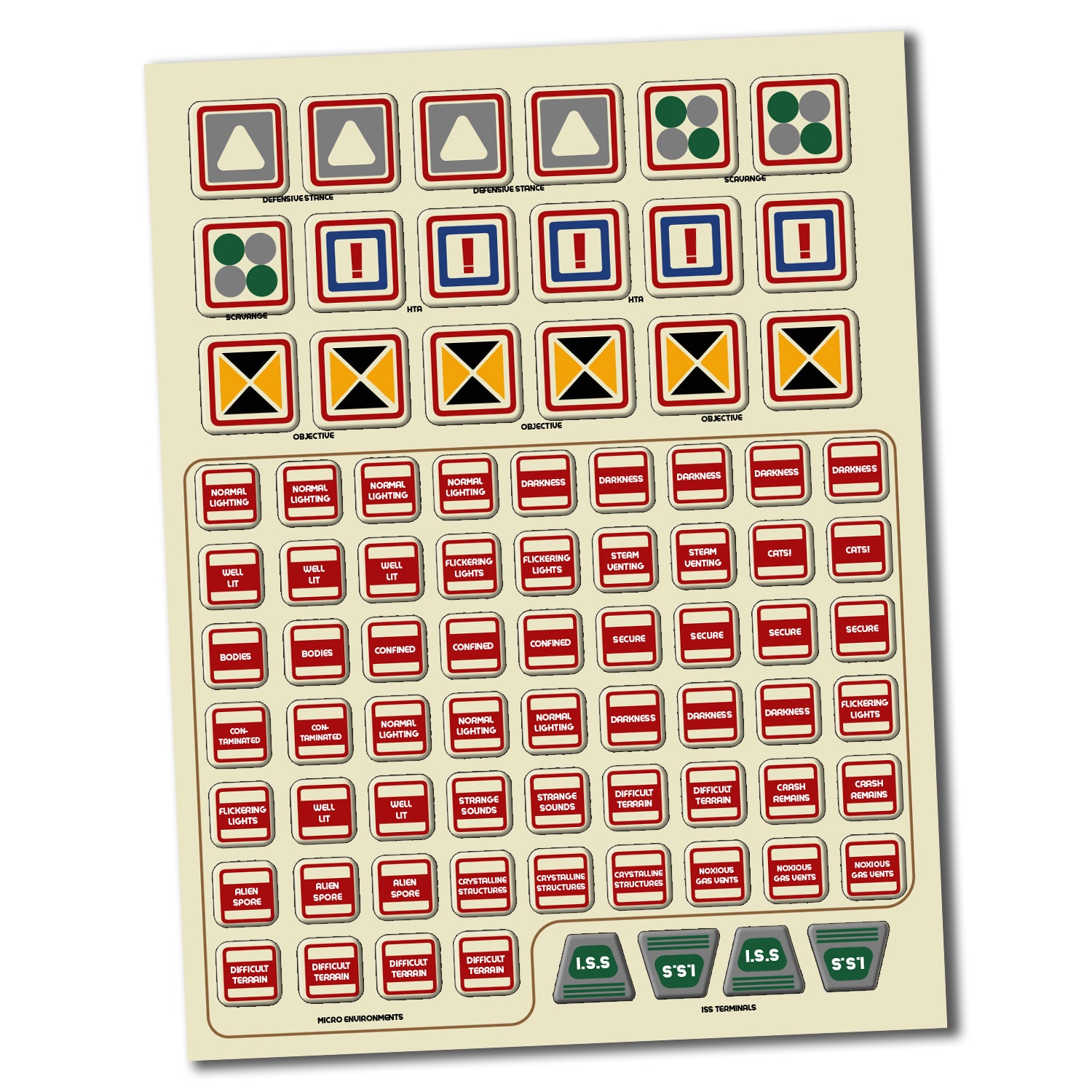 Violent Dark - Token Sheet – Black Site Studios