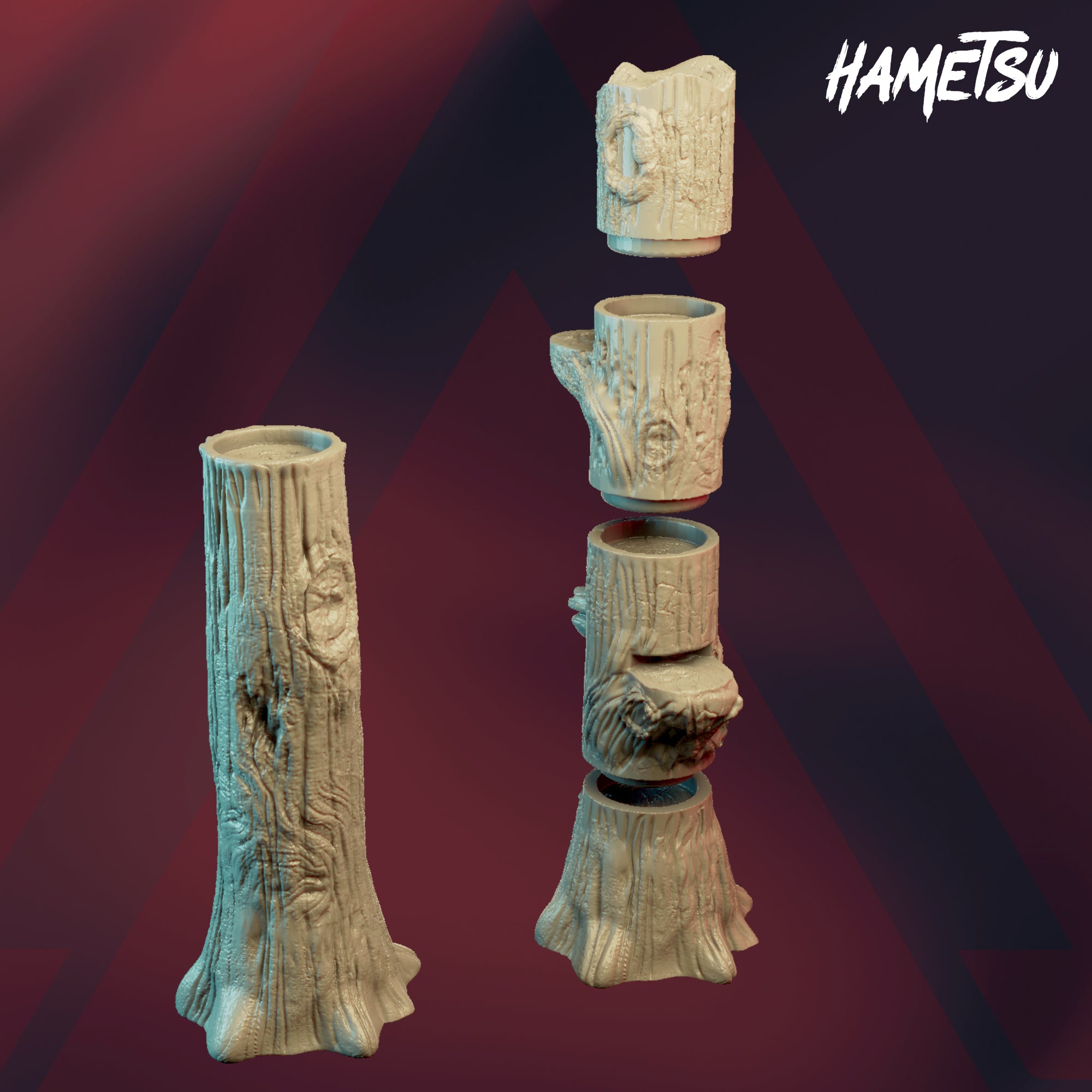 Hametsu - Modular Ancient Trees - Digital STL – Black Site Studios