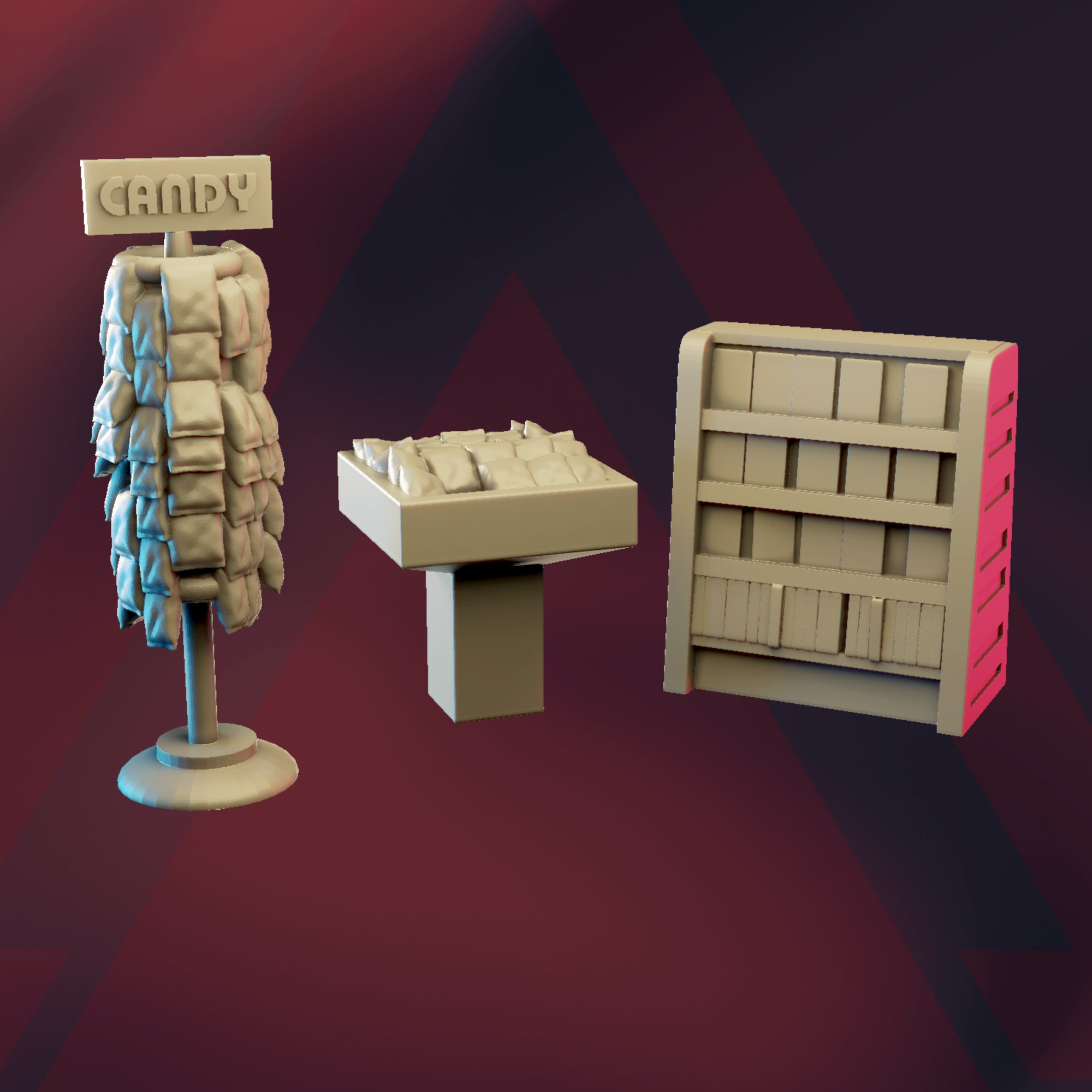 Video Store Furniture - DIGITAL STL – Black Site Studios