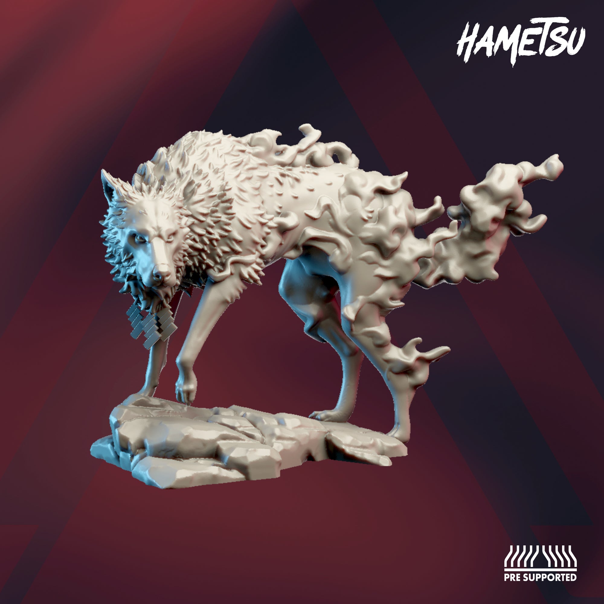 Hametsu - The Wolf - DIGITAL STL – Black Site Studios